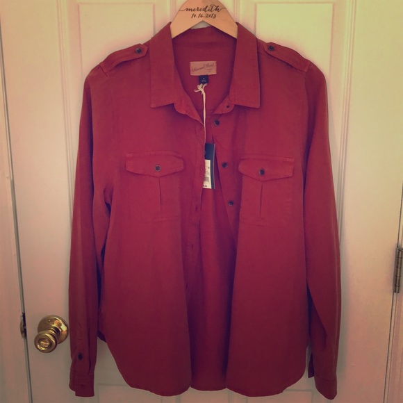 Universal Thread | Tops | Burnt Orange Universal Threads Button Down ...